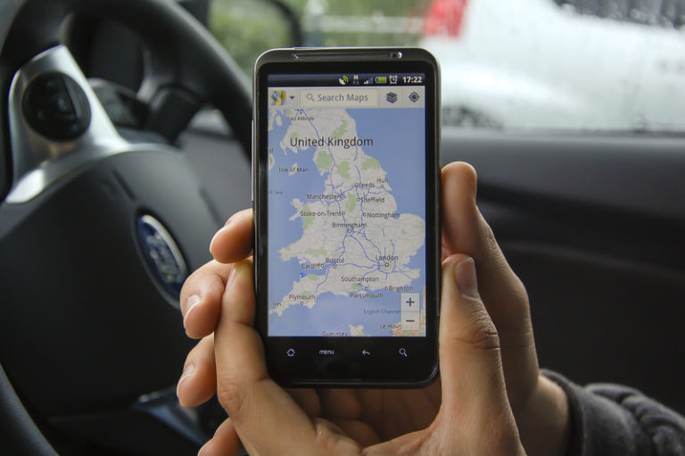 Is Using a Phone as a Sat-Nav Legal? - Insure 2 Drive